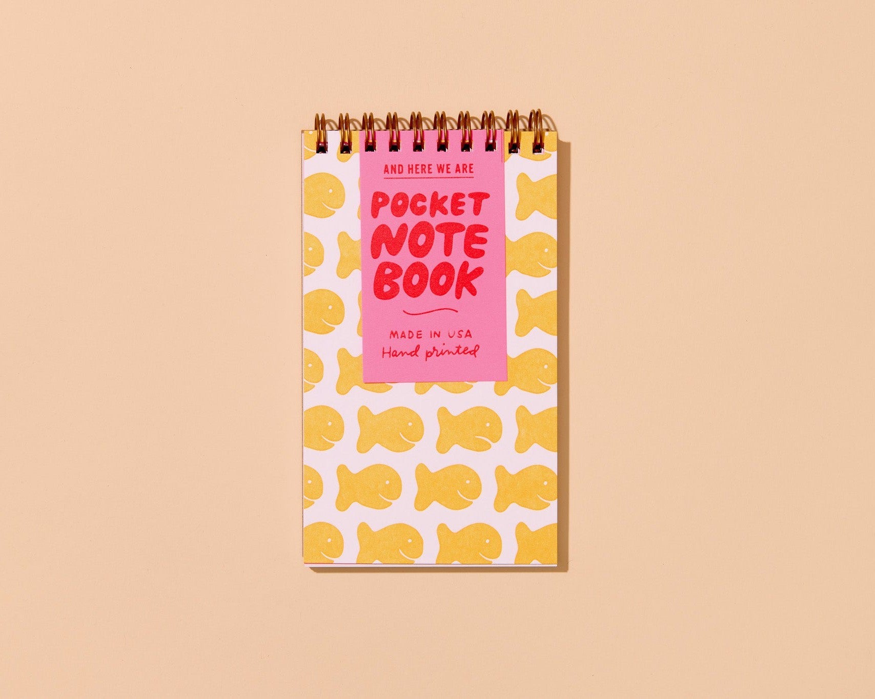 Goldfish Crackers Pocket-size Spiral Notebook – And Here We Are