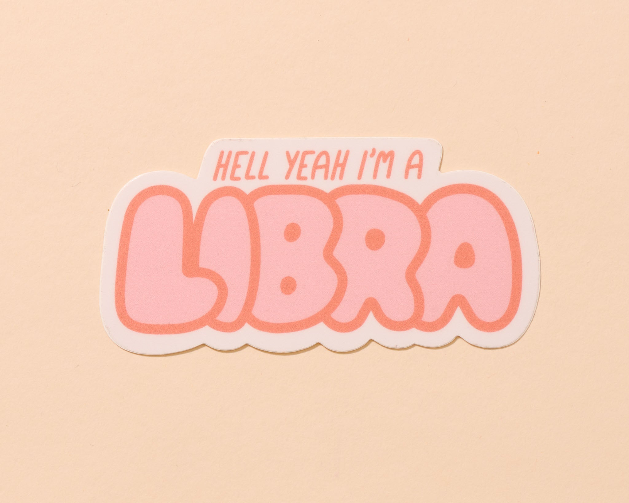 Libra Zodiac Sticker – And Here We Are