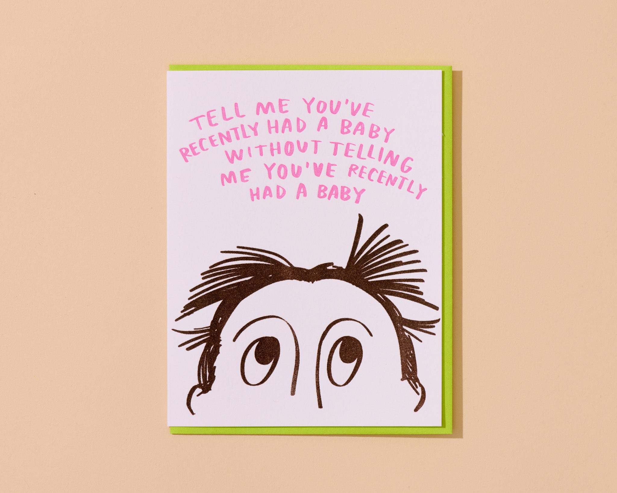 Mom Hair - Postpartum New Mom Card – And Here We Are