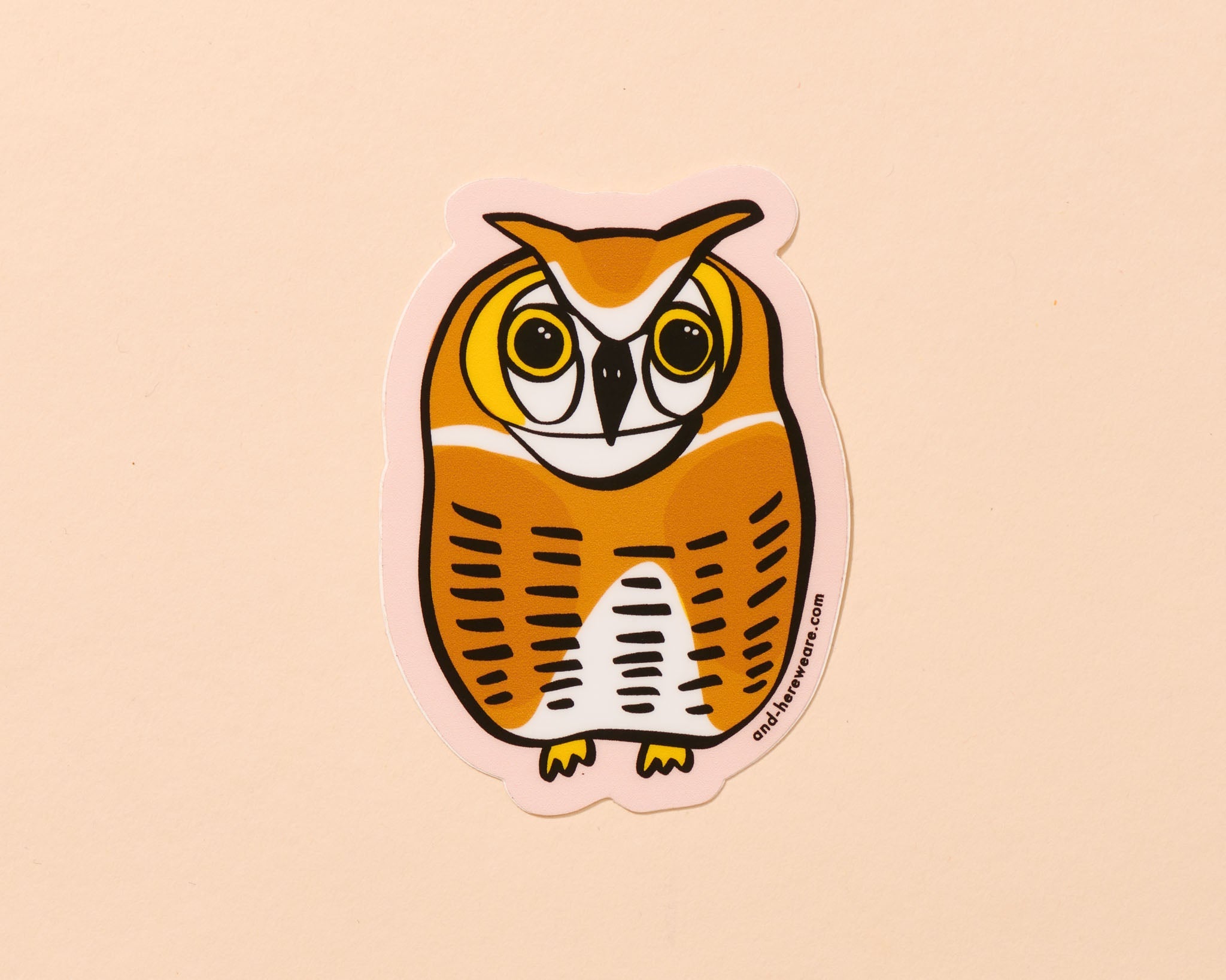 Owl Sticker – And Here We Are