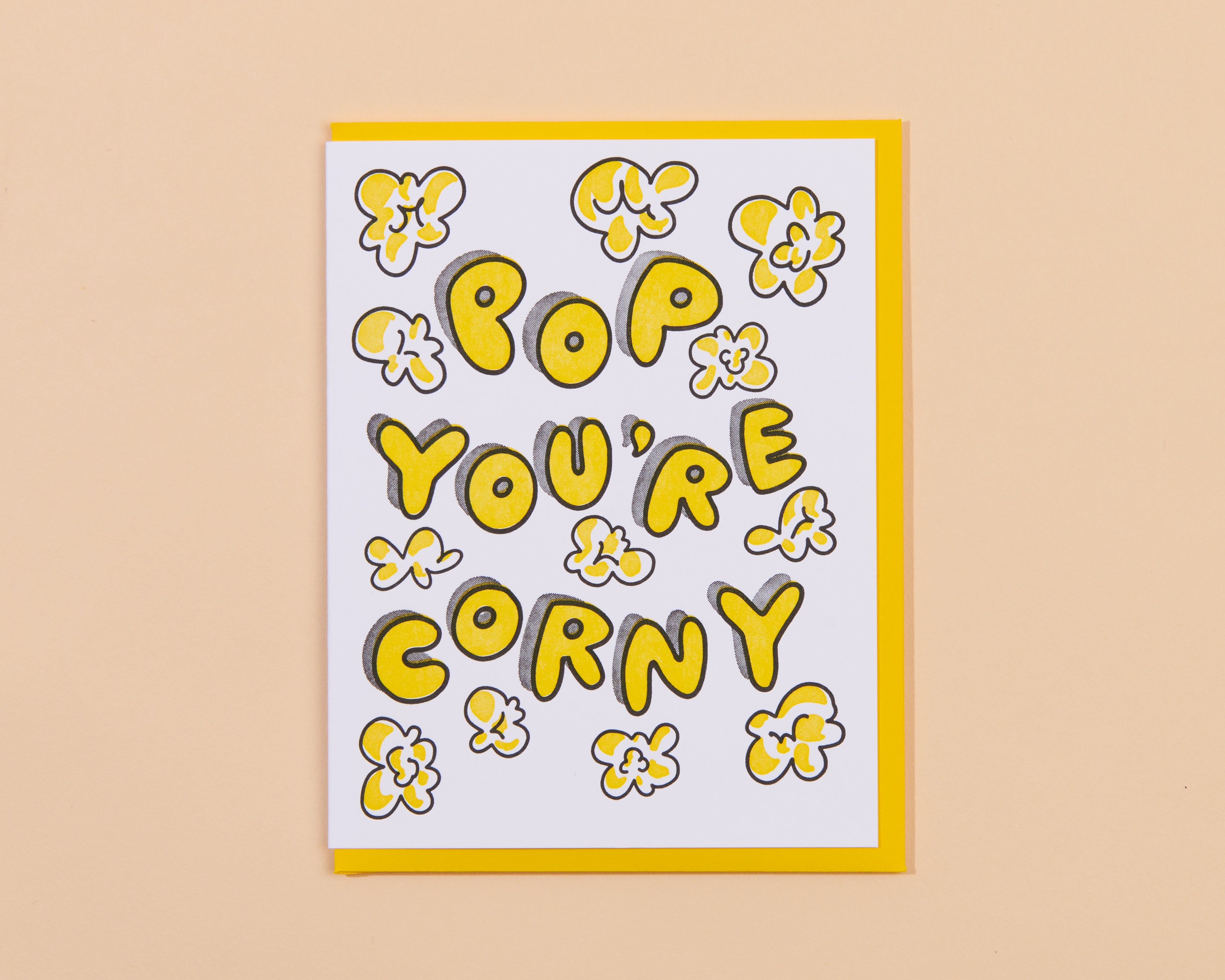 Corny Pop - Letterpress Greeting Card - Father's Day – And Here We Are