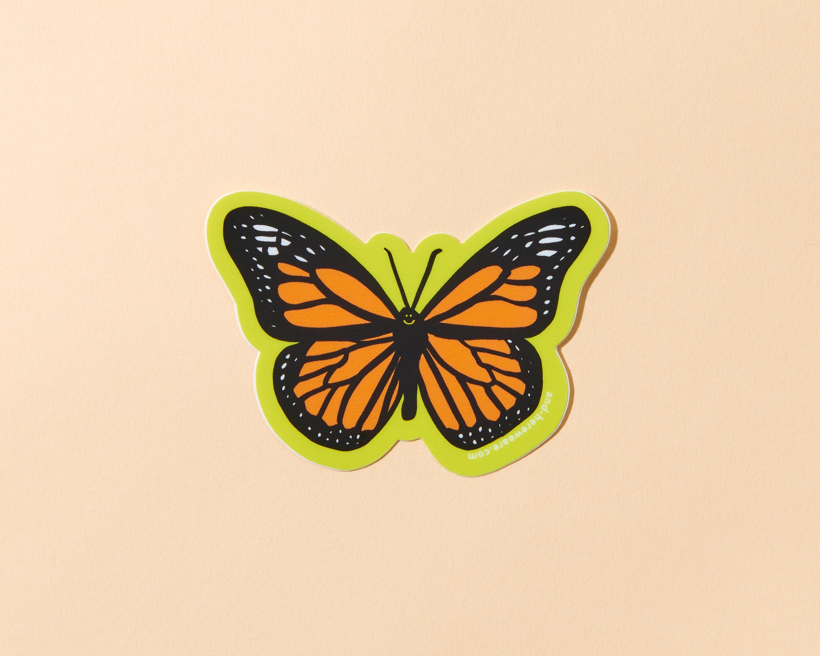 Monarch Sticker – And Here We Are