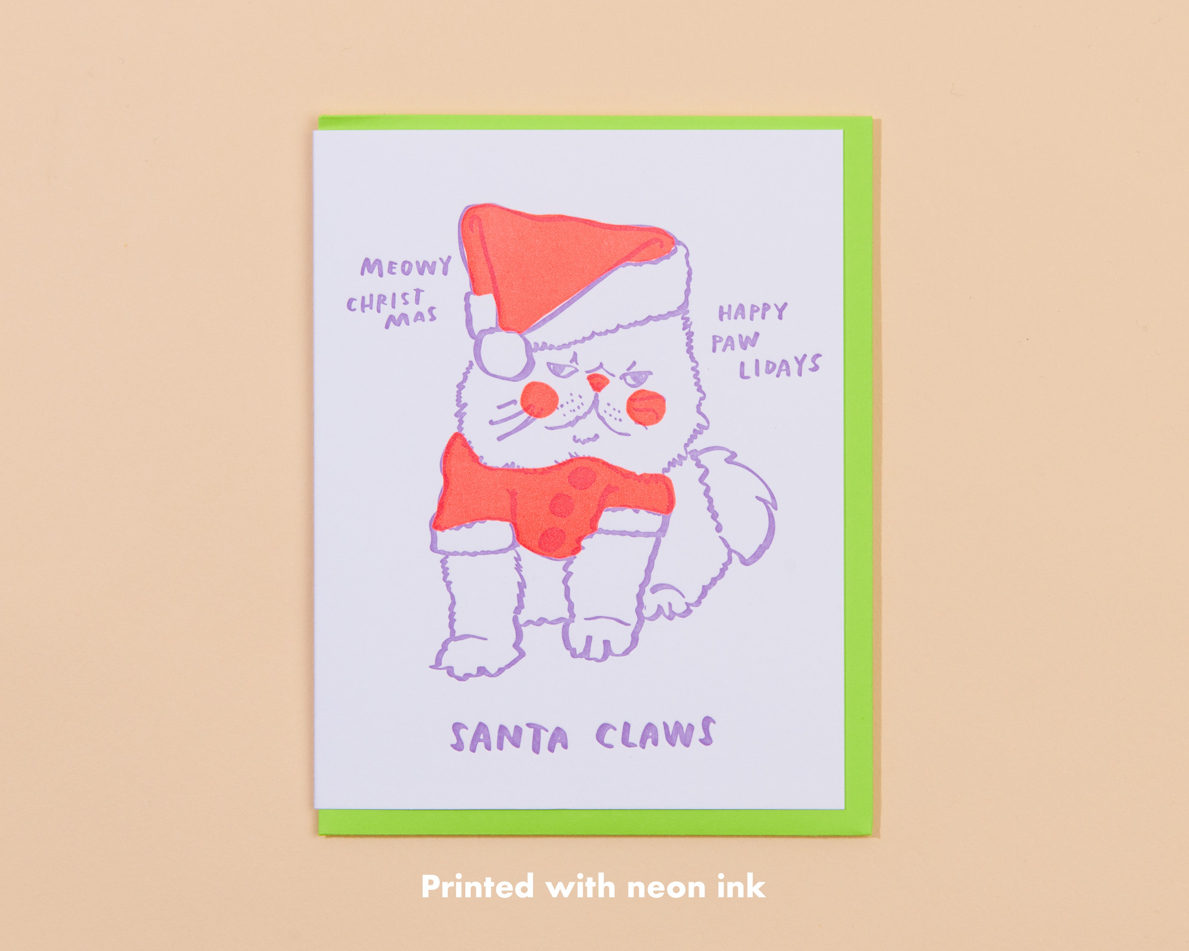 Santa Claws Card – And Here We Are