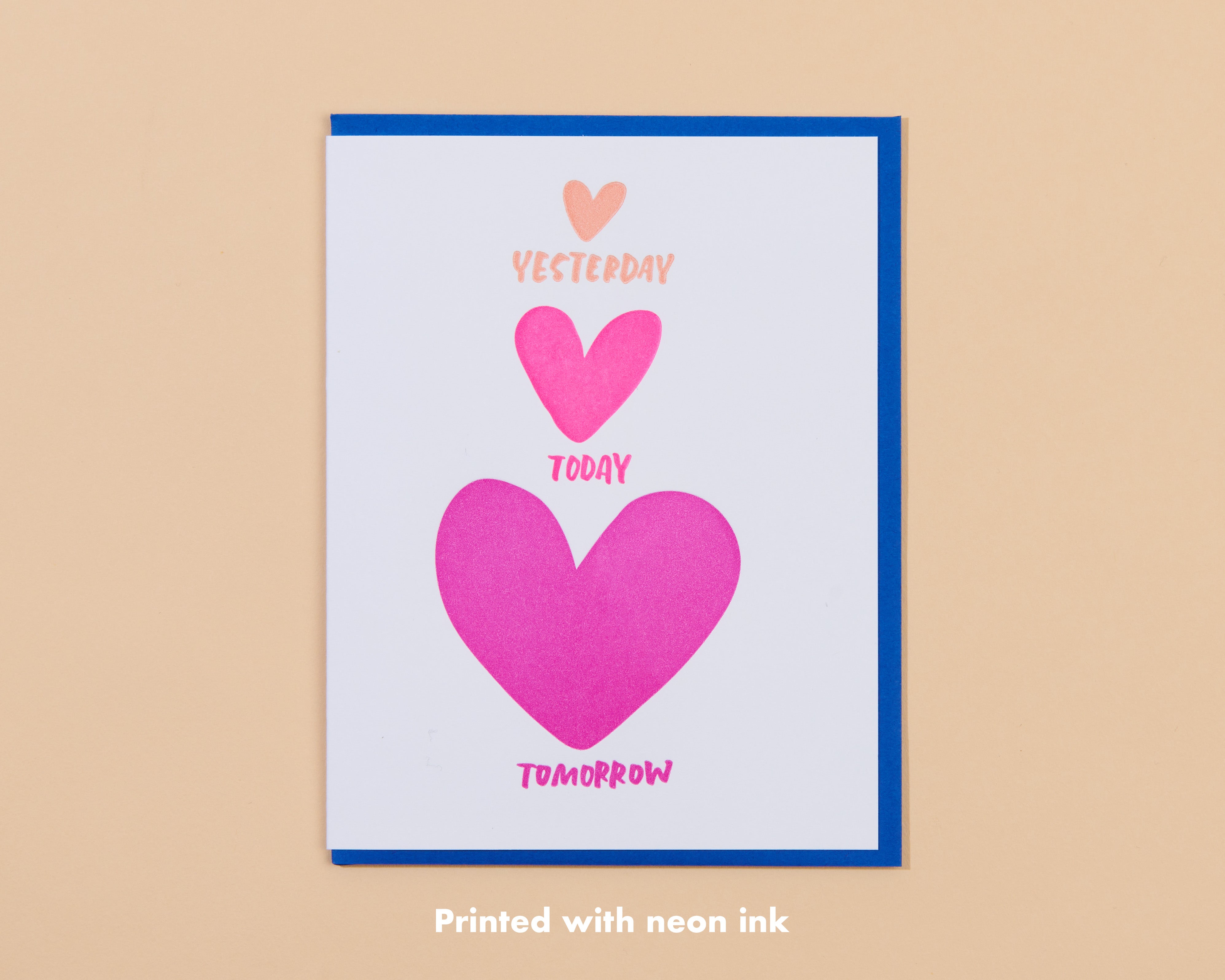 Tomorrow Card - Anniversary card – And Here We Are