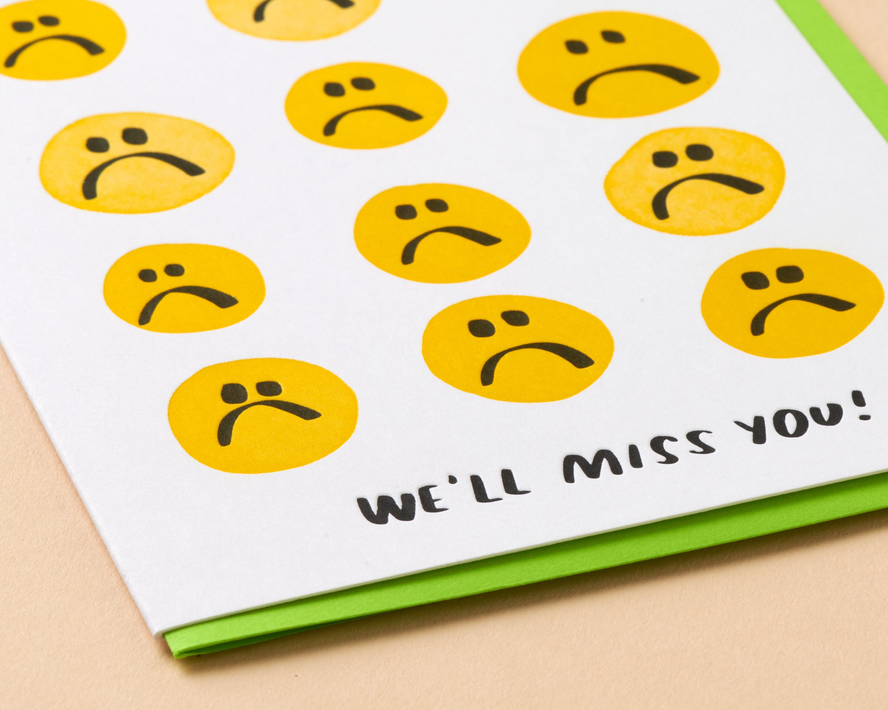 We'll Miss You - Goodbye Card – And Here We Are